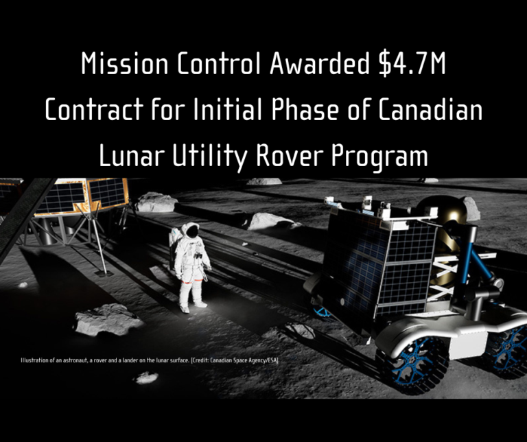 Canadian Lunar Utility Rover - Mission Control
